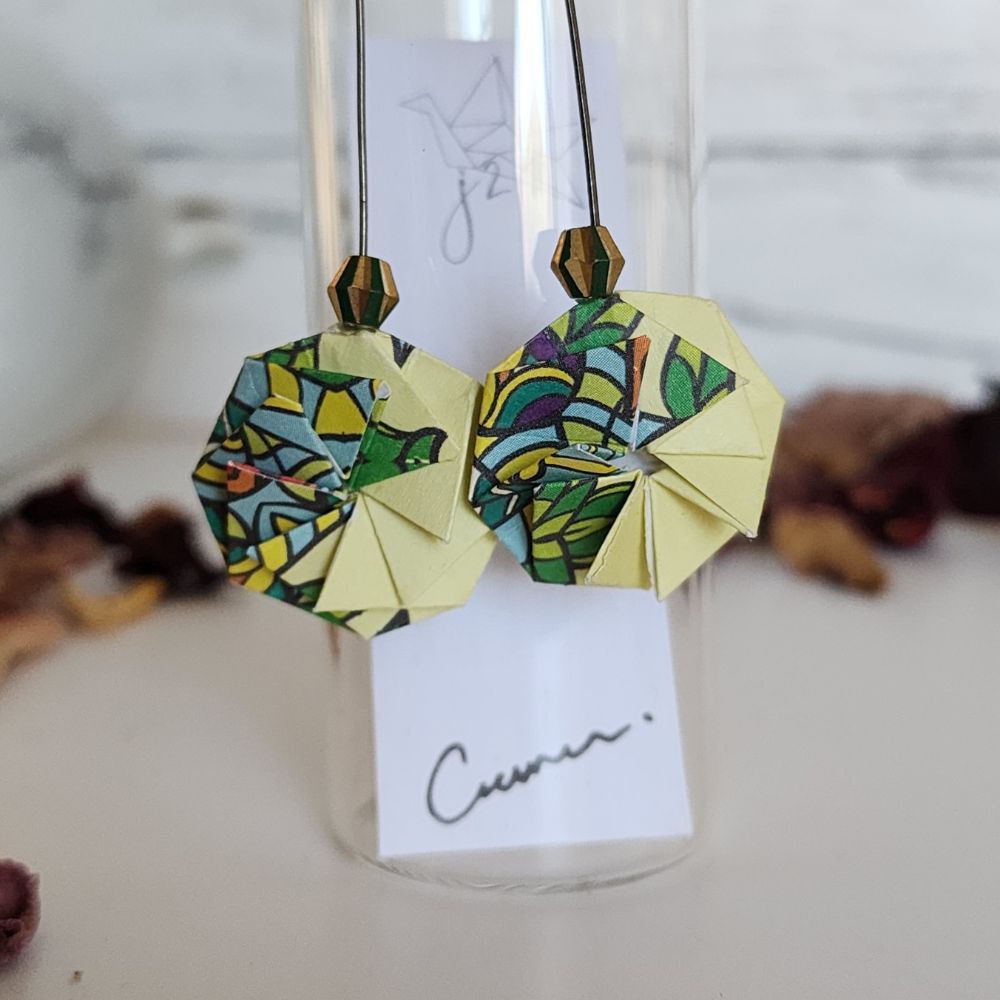 Origami Flower Earrings - Meaningful (Life Range)